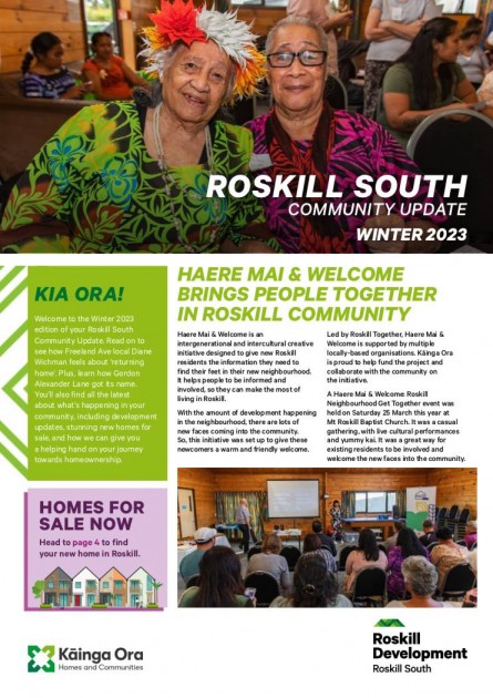 Roskill South Newsletter Winter 2023 » Roskill Development