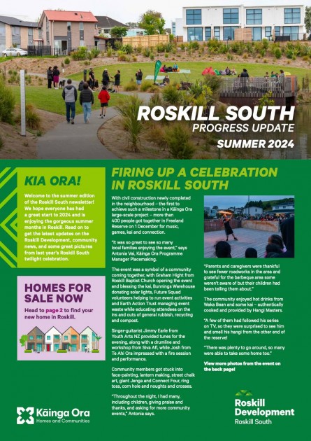 Roskill South Summer 2024 Newsletter » Roskill Development