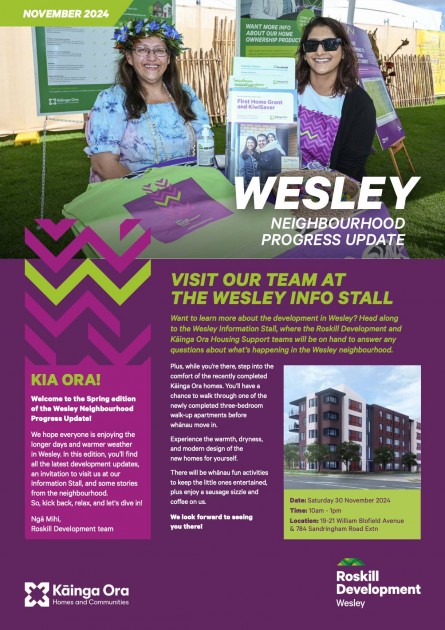 Wesley Spring Newsletter 2024 » Roskill Development