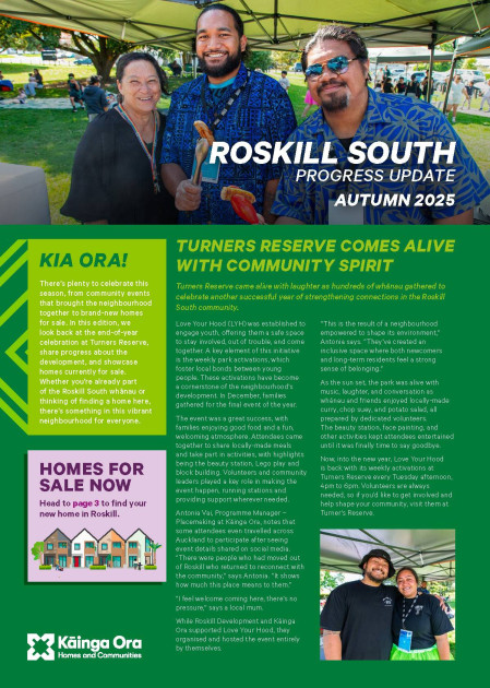Roskill South Autumn Newsletter 2025 » Roskill Development