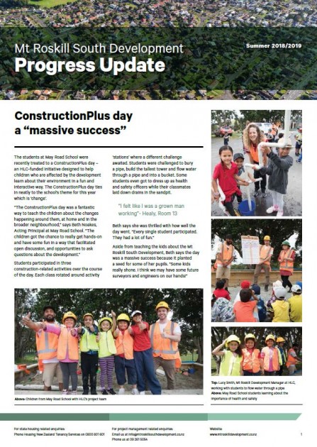 Roskill South Development Progress Update - Summer 2018 / 2019 ...