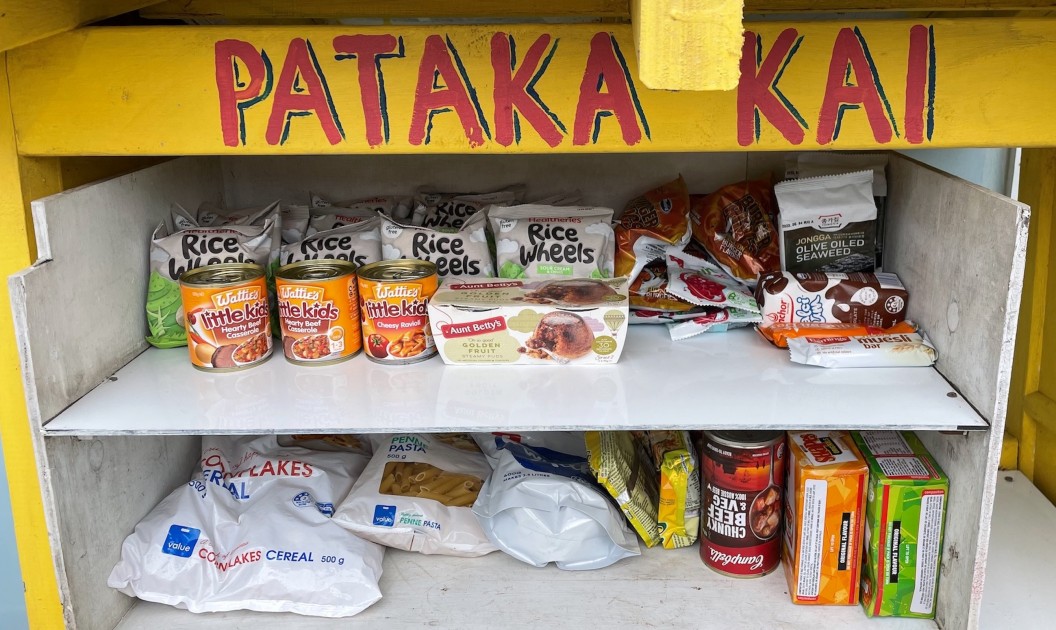 Pātaka Kai (open food pantry) is now at the Ōwairaka Community Hub » Roskill Development